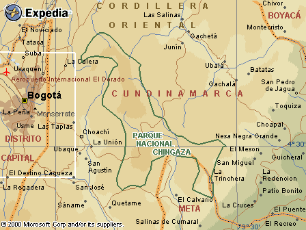 EcoChingaza!: ubicacion geografica de chingaza